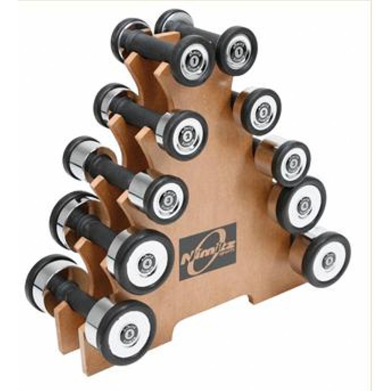 Suporte MDF p/ 5 pares de Halteres - Fit Work